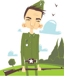 Military motorcycles Royalty Free Vector Image