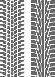 Tread pattern tyre Royalty Free Vector Image - VectorStock