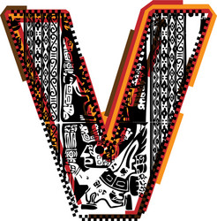 Font Inca Alphabet Vector Images (over 140)