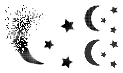 Pixel Moon Vector Images (over 550)