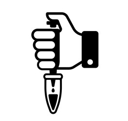 Pcr polymerase chain reaction test banner novel Vector Image