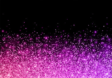 Hot pink sparkling scattered glitter flyer Vector Image