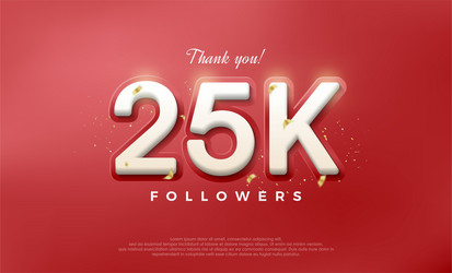 25k elegant and luxurious design background thank Vector Image