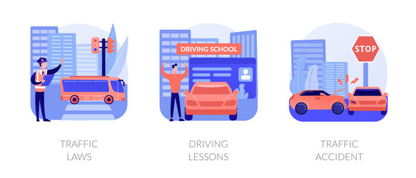 Driving license abstract concept Royalty Free Vector Image