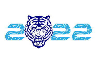 Tiger Logo Blue Vector Images (over 490)