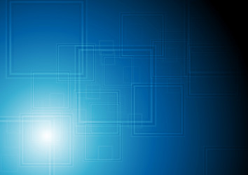 Dark blue tech background with geometric shapes Vector Image