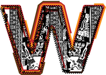 Font Inca Alphabet Vector Images (over 140)
