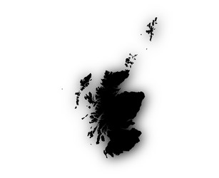 Scotland Map Black and White Vector Images (over 130)