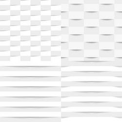 White plastic or wood seamless baseboards pattern Vector Image