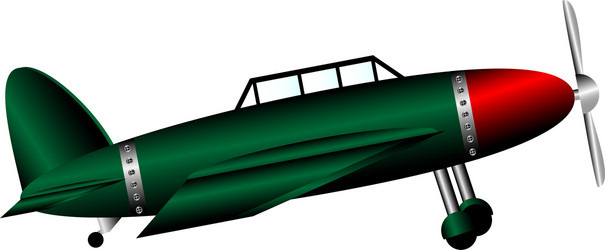 German ww2 fighter Royalty Free Vector Image - VectorStock