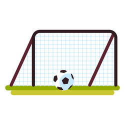 Football net goal high quality Royalty Free Vector Image