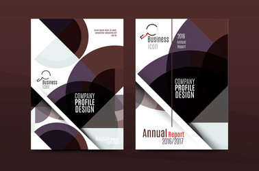 Annual report a4 page cover Royalty Free Vector Image