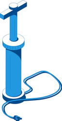 Set of bicycle pump Royalty Free Vector Image - VectorStock