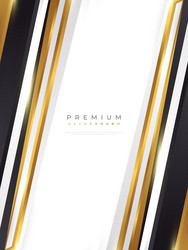 Luxury and elegant black white and gold background