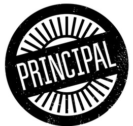 Principal rubber stamp Royalty Free Vector Image