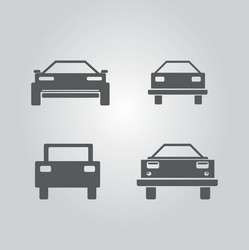 Car logo set icons collection Royalty Free Vector Image