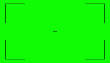 Green screen blank background empty digital video Vector Image