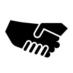 Hooray person silhouette icon or banzai icon Vector Image