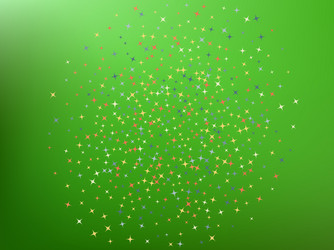 Lime color background stars confetti Royalty Free Vector