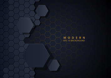 Abstract hexagonal shapes background Royalty Free Vector