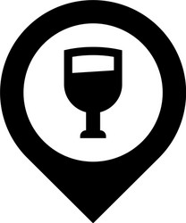 Geo location pin icon Royalty Free Vector Image