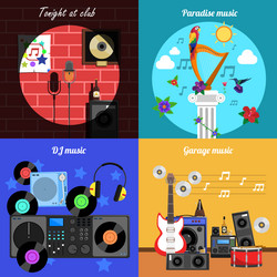Music banner set Royalty Free Vector Image - VectorStock