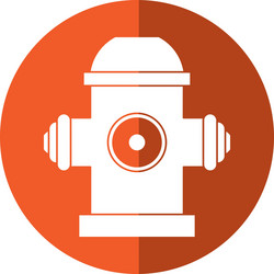 Angry red classic fire hydrant cartoon Royalty Free Vector