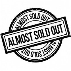 Almost sold out rubber stamp Royalty Free Vector Image
