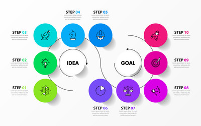 Infographic 10 Elements Vector Images (over 11,000)