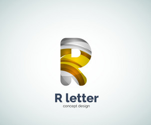 Letter r logo Royalty Free Vector Image - VectorStock