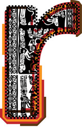 Font Inca Alphabet Vector Images (over 140)