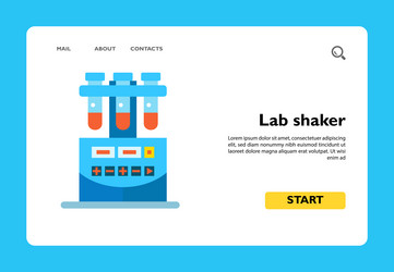 Lab shaker icon Royalty Free Vector Image - VectorStock