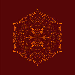 Mandala 18 spiral spike Royalty Free Vector Image