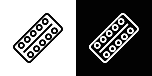 Oral contraception icon set woman birth control Vector Image