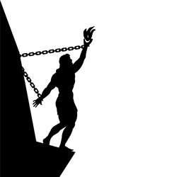 Silhouette of indian god vitthal - pandurang Vector Image