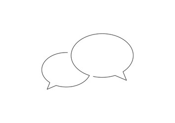 Communication line drawing Royalty Free Vector Image