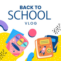 Gradient pattern design back school season Vector Image