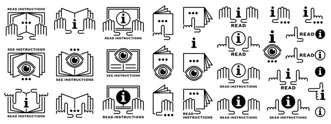 Read Instructions Vector Images (over 3,900)