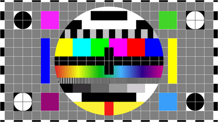 Tv colour bars test card screen smpte television Vector Image