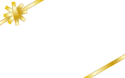 Golden ribbon frame set Royalty Free Vector Image