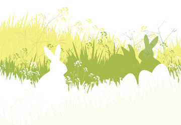 Abstract spring background frame Royalty Free Vector Image