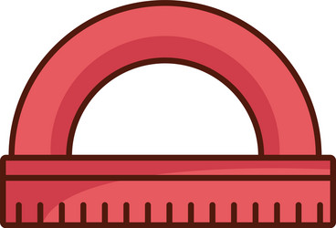 Isolated ruler instrument design Royalty Free Vector Image