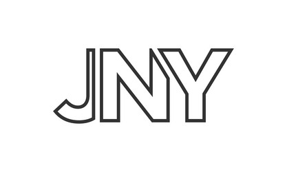 Mnu logo design template with strong and modern Vector Image