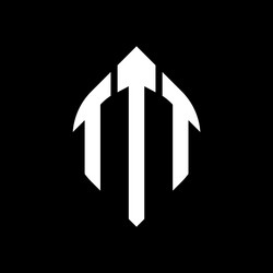 Ttt logo letter design Royalty Free Vector Image