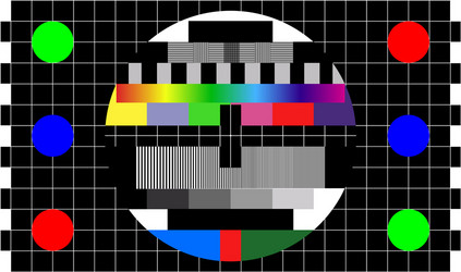 Tv Color Bars Test Pattern Vector Images (64)