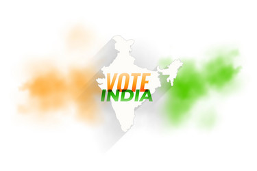 Vote for indian general election banner Royalty Free Vector