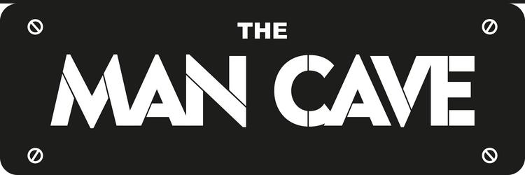 Man cave sign - for real men Royalty Free Vector Image