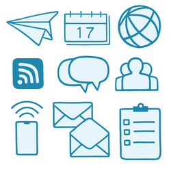 Connection Doodle Internet Wifi Vector Images (over 300)