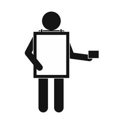 Sandwich Board Man Vector Images (44)