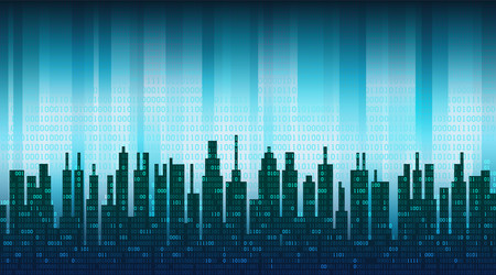 Binary City Vector Images (over 300)
